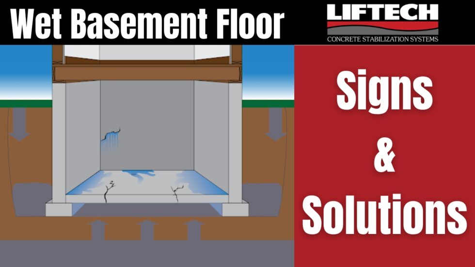 Basement Floor Is Wet - Signs & Solutions - Liftech Waterproofing